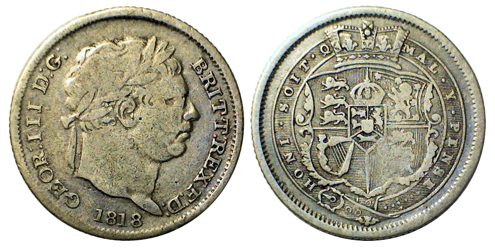 An Unusual Counterfeit ‘Silver’ Shilling of 1818 – Gary Oddie – BNS ...