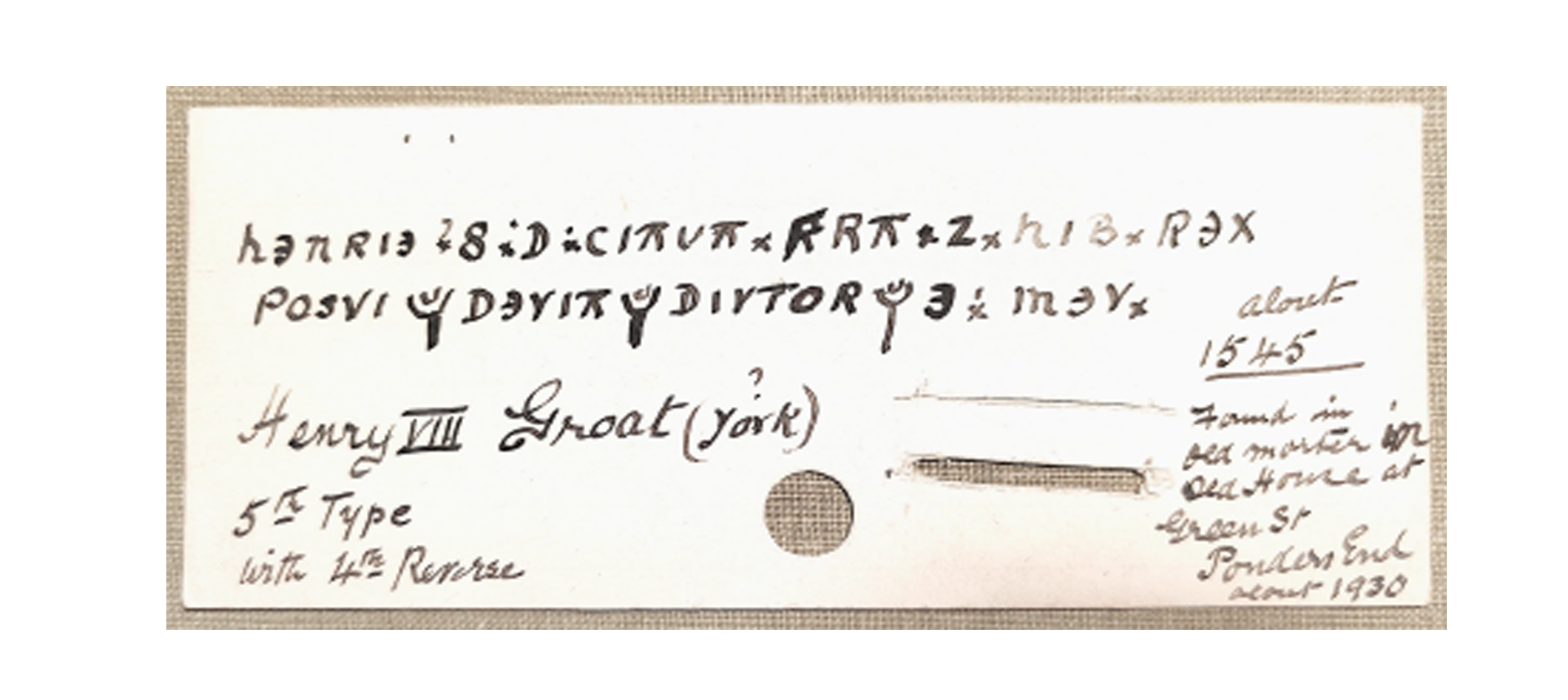 An Unusual Coin Ticket and a Lead Token: a singular connectivity ...